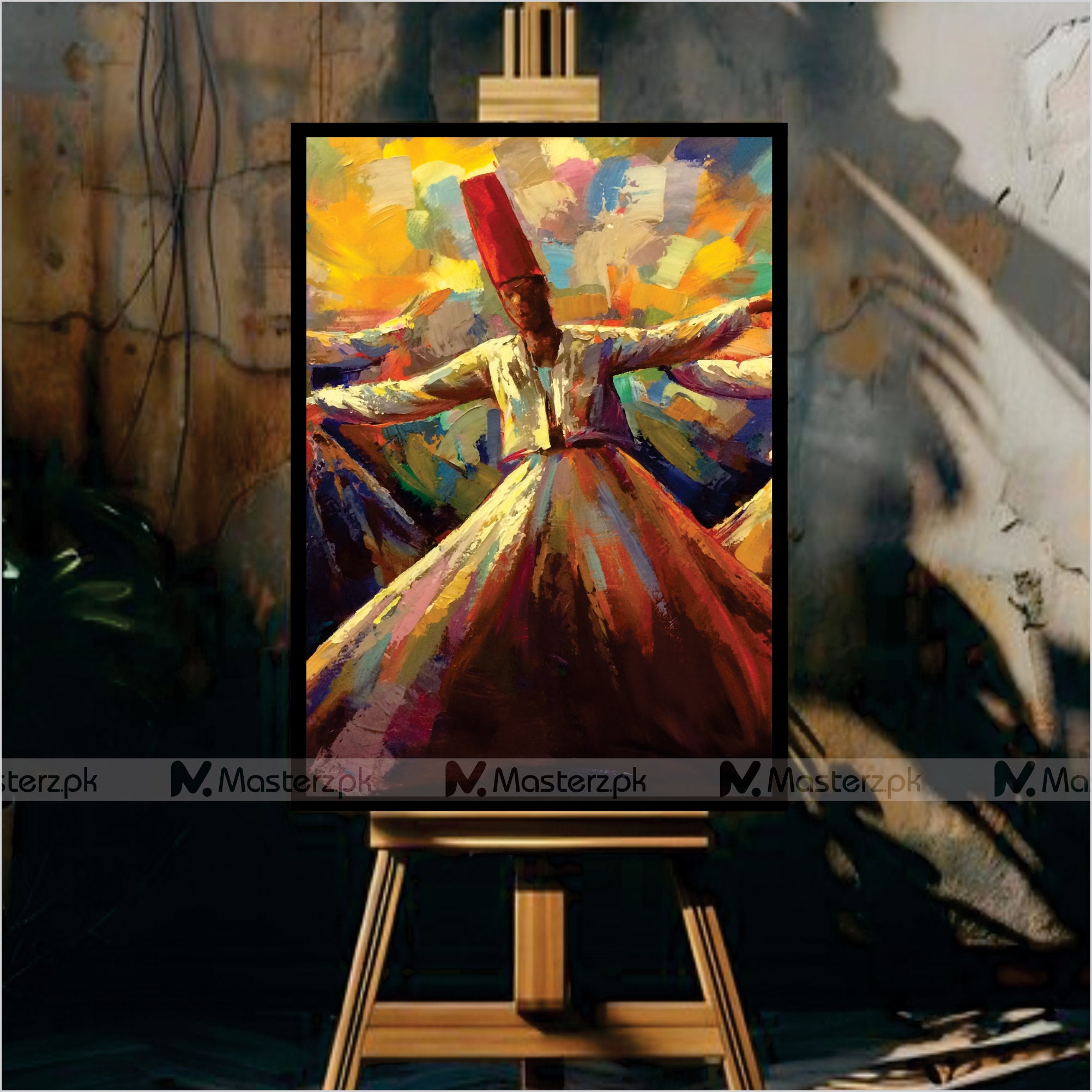 Rhythmic Sufi Painting Framaéstro – Masterz